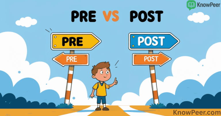 Pre vs Post: How to Choose the Right Prefix Every Time - KnowPeer