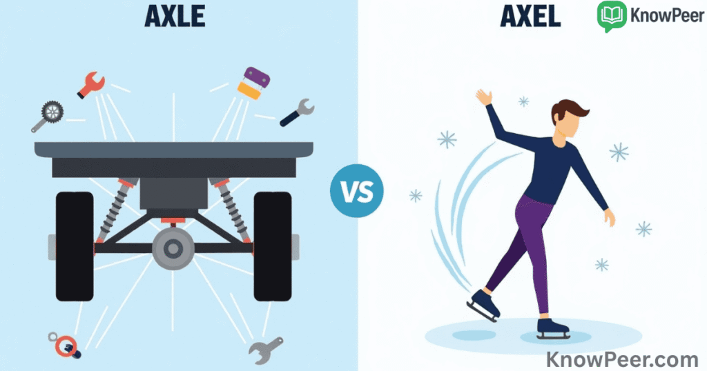 Axle or Axel: Meaning, Uses, and How to Tell Them Apart - KnowPeer