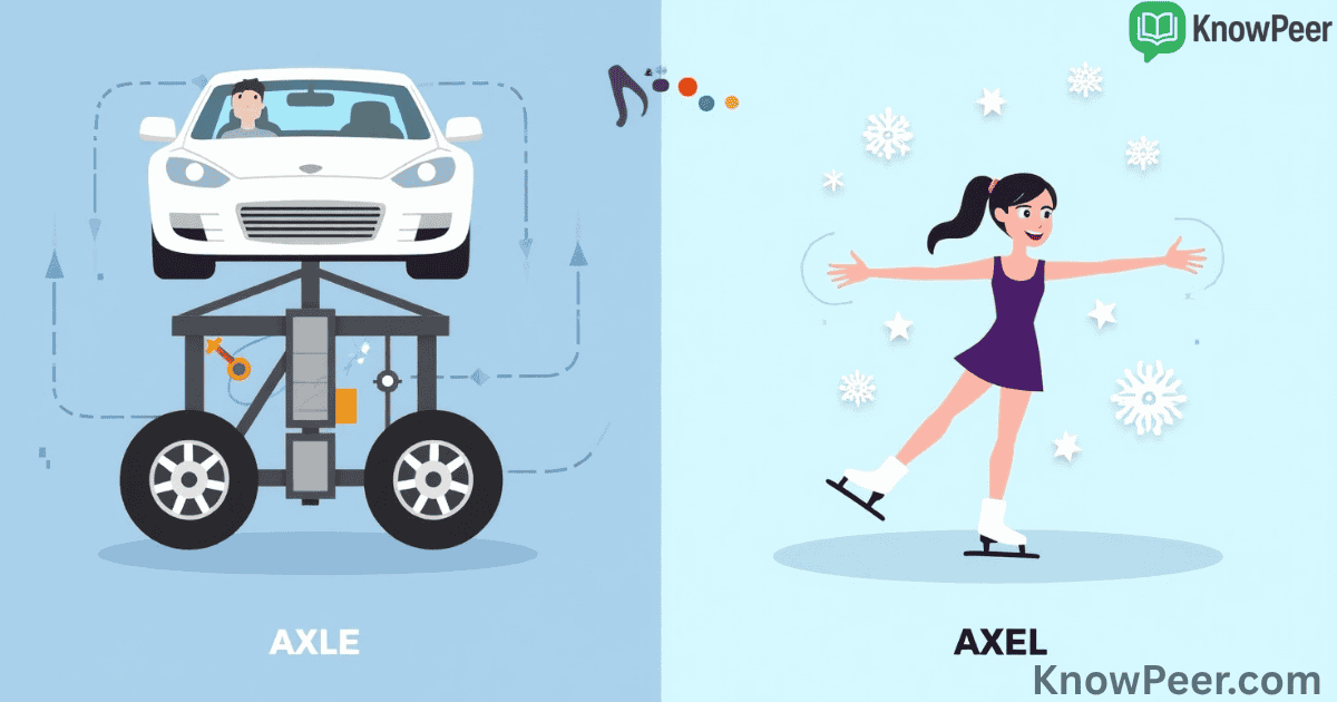 Axle or Axel: Meaning, Uses, and How to Tell Them Apart - KnowPeer