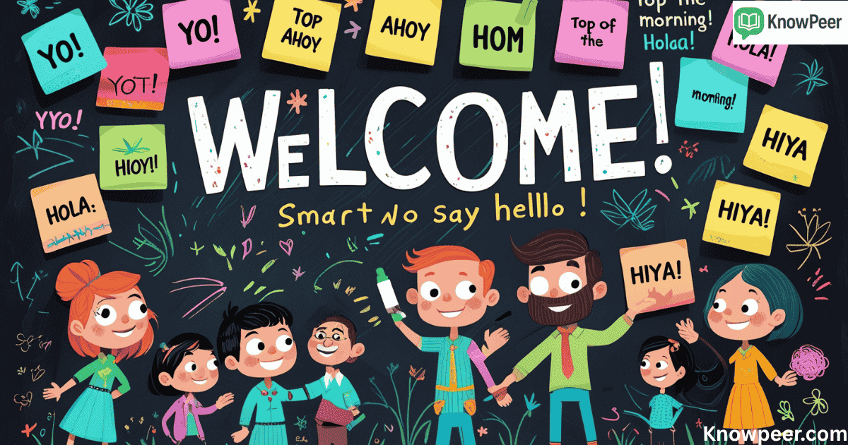 Other Ways to Say Hello: 130 Smart Greetings - KnowPeer