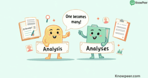 Plural of Analysis: Meaning, Rules, Usage, and Examples - KnowPeer