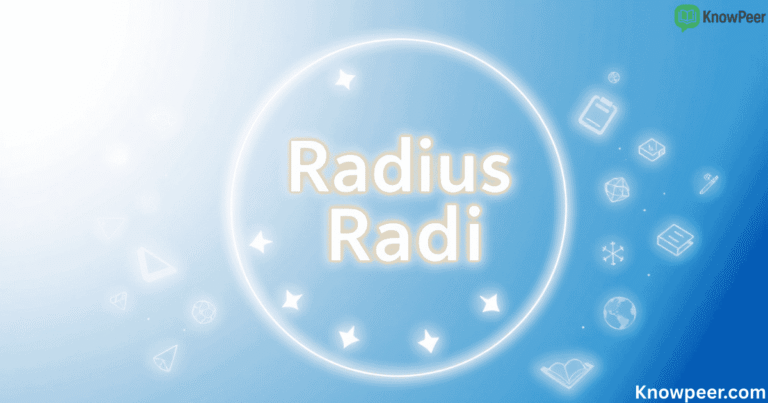 Plural of Radius: Definition, Rules, and Usage Explained - KnowPeer