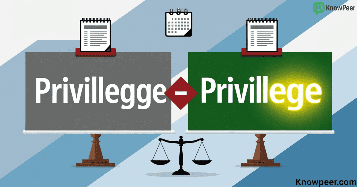 Priviledge or Privilege: Correct Spelling & Usage Guide - KnowPeer