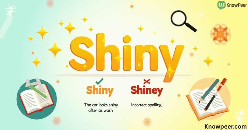 Shiny vs Shiney: Correct Spelling, Meaning, and Usage Guide - KnowPeer