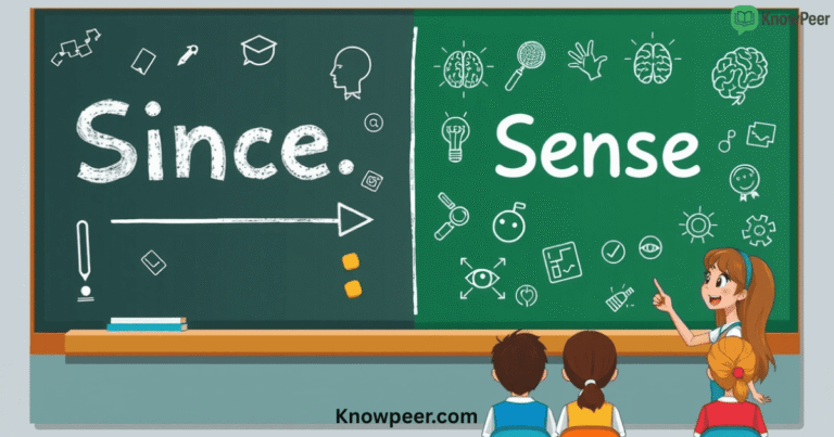 Since vs Sense: Key Differences, Meanings, and Usage Guide - KnowPeer