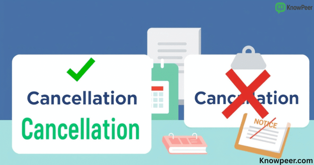 Cancellation vs Cancelation: Spelling, Usage & Rules - KnowPeer